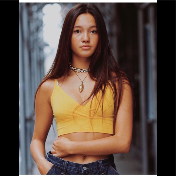 Brandy Melville | Tops | Brandy Melville Yellow Amara Tank Top | Poshmark